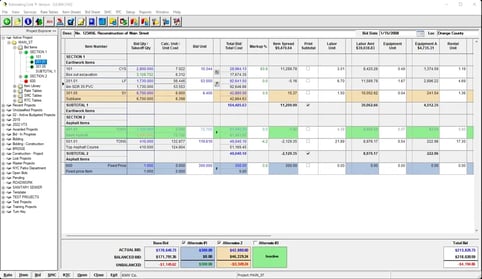 Estimating Software for Civil Construction Bids | TCLI